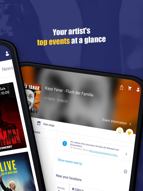 Ticketcorner - Event Tickets for iOS (iPhone/iPad/iPod touch) - Free ...