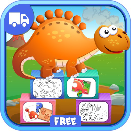 Dinosaurs Activity Center Paint & Play Free - All In One Educational ...