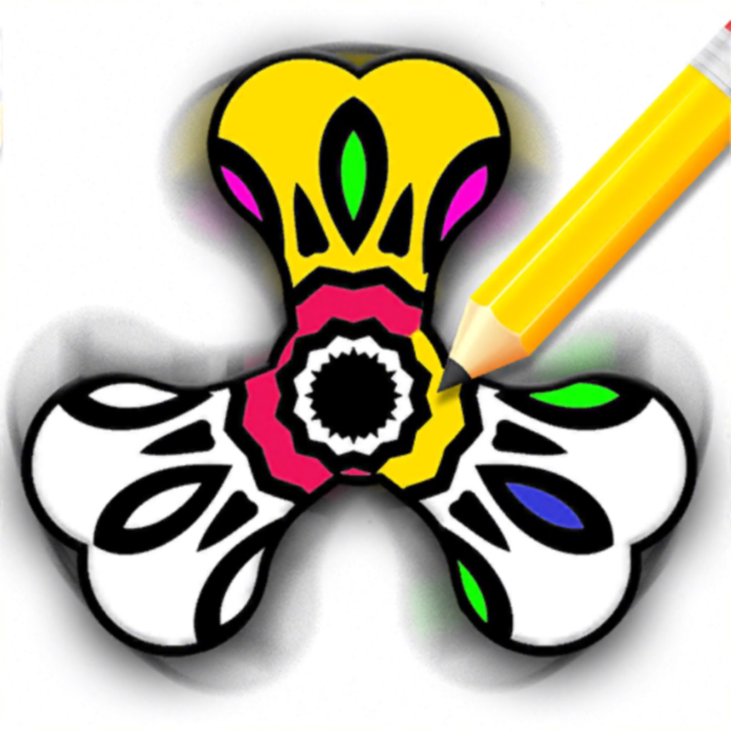 Coloring Pages: Fidget Spinner for iOS (iPhone/iPad) - Free Download at ...