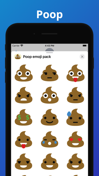 Poop emoji stickers for phone for iOS (iPhone/iPad/iPod touch) Latest ...