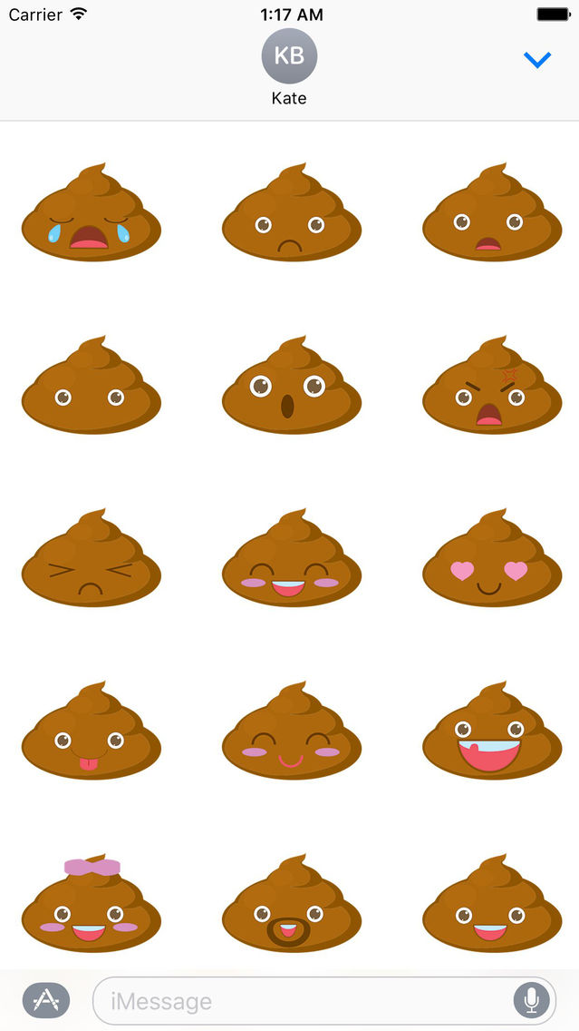 Cute Poop Emoji Poopmoji for iOS (iPhone/iPad) Latest Version at $0.99 ...