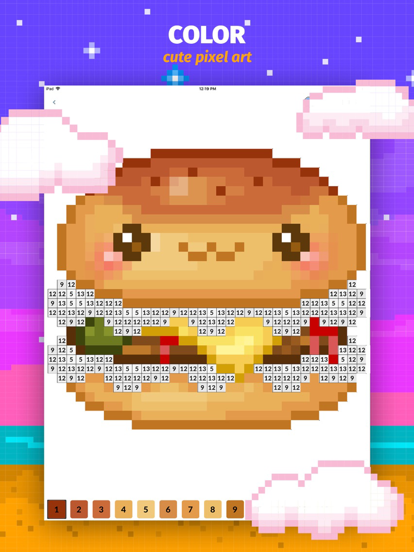 Color Book: Cute Pixel Art App for iOS (iPhone/iPad) - Free Download at ...