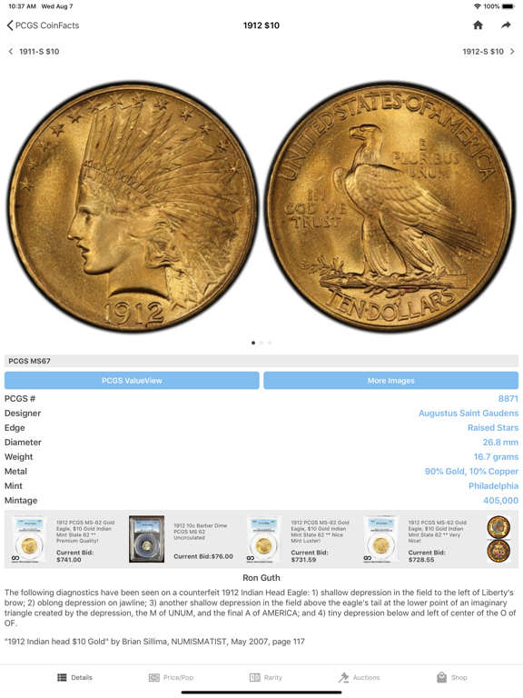 PCGS CoinFacts Coin Collecting for iOS (iPhone/iPad/iPod touch) - Free ...