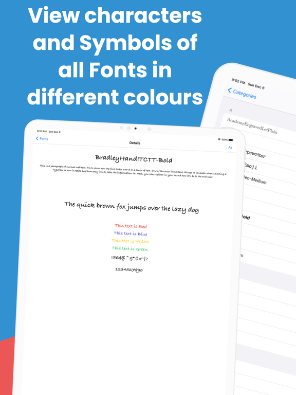 Font Viewer Typeface Font Book for iOS (iPhone/iPad/iPod touch) - Free ...