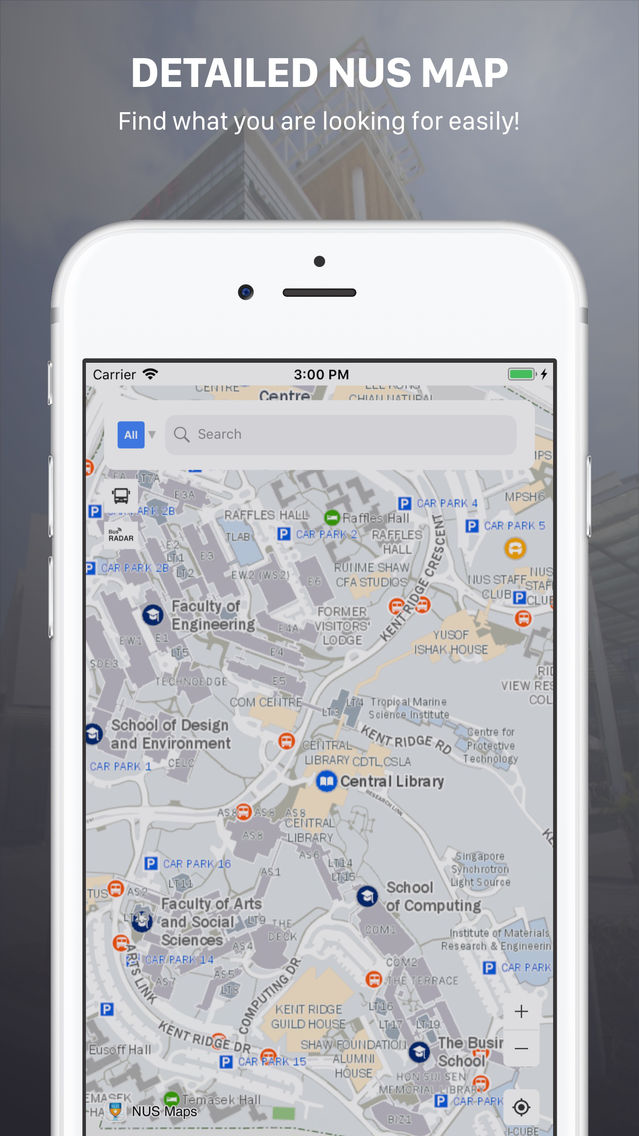 NUS Maps for iOS (iPhone) - Free Download at AppPure