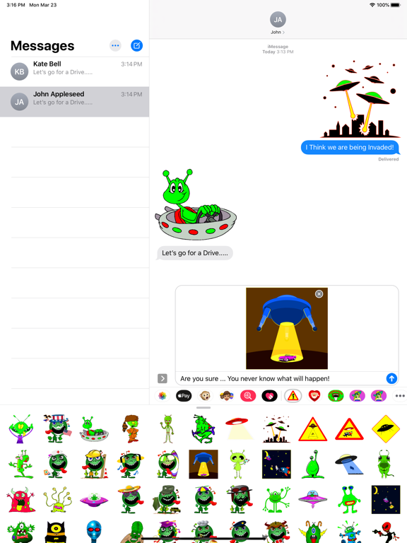 Alien Emoji Space Stickers for iOS (iPhone/iPad/iPod touch) Latest ...