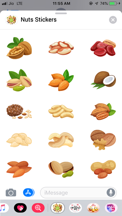 Nuts Emojis for iOS (iPhone/iPad/iPod touch) Latest Version at $1.99 on ...