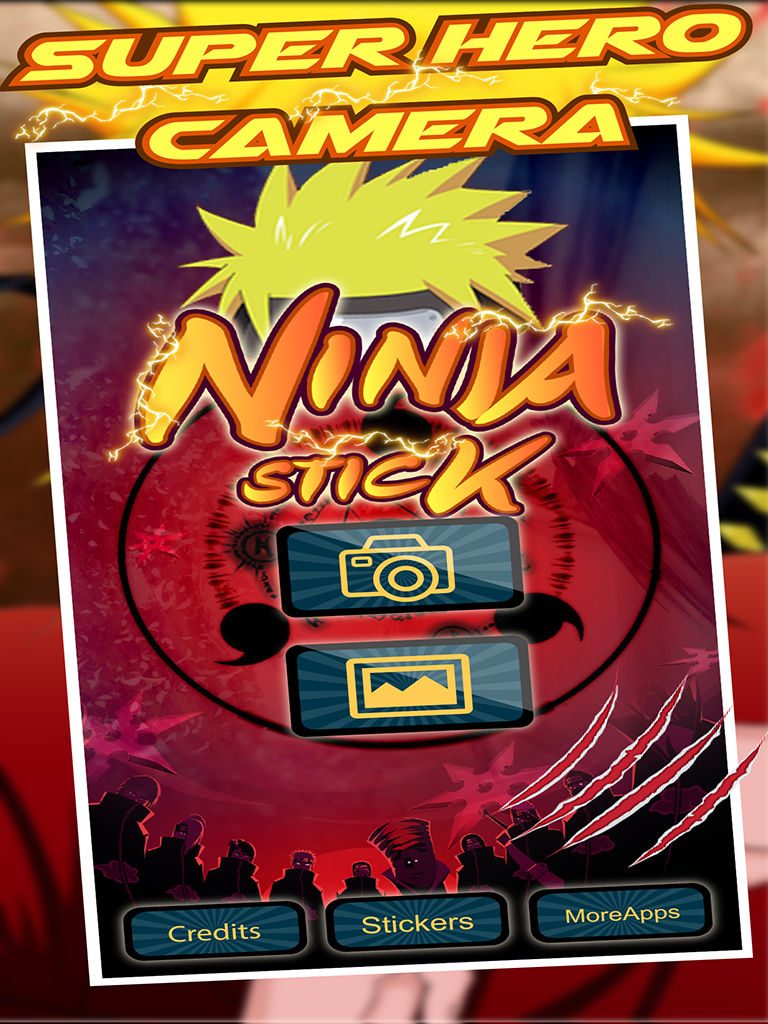 Manga & Anime Sticker Camera - " Naruto Shippuden Edition" Super Ninja ...