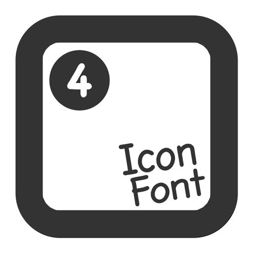 Elusive Icons Cheatsheet - Icon Font with tagline for iOS (iPhone ...