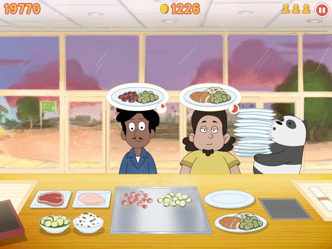 Stirfry Stunts – We Bare Bears Cooking Game Starring Chef Ice Bear for ...