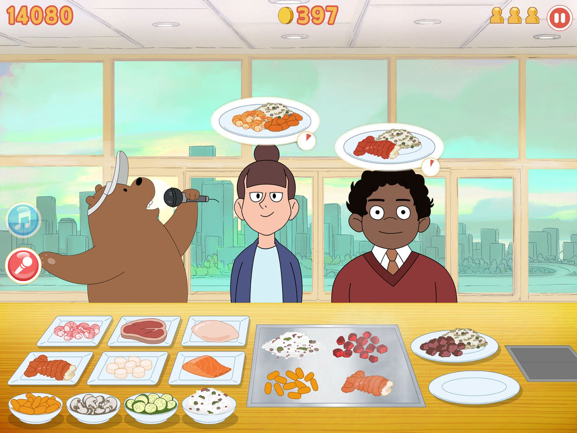 Stirfry Stunts – We Bare Bears Cooking Game Starring Chef Ice Bear for ...