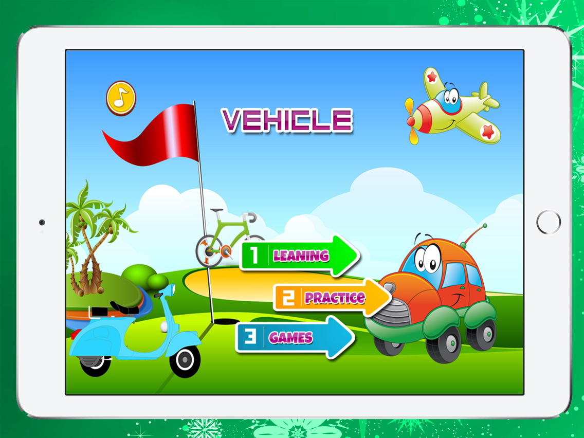 Learning Vehicle Vocabulary for Kids for iOS (iPhone/iPad) - Free ...