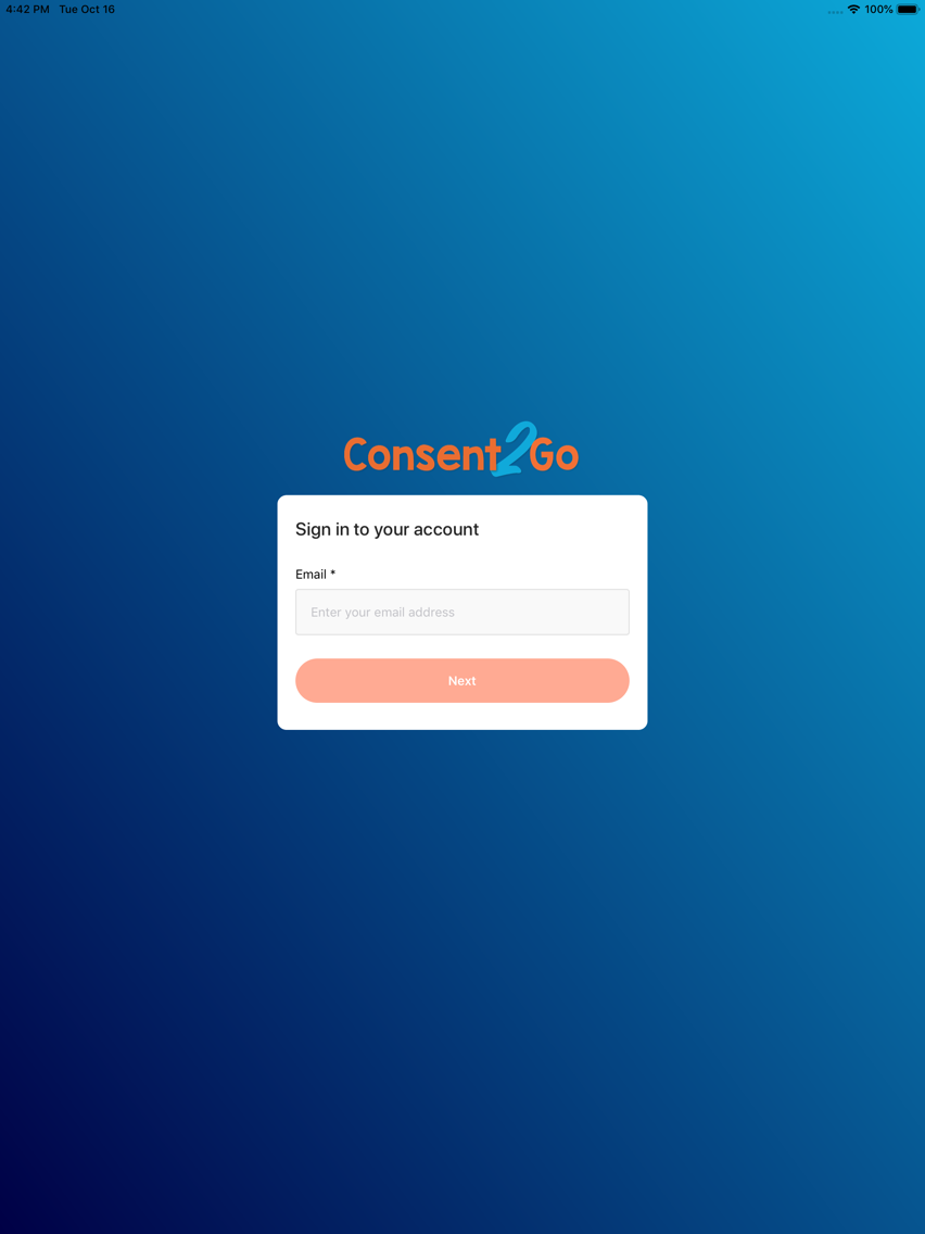 Consent2Go for iOS (iPhone/iPad) - Free Download at AppPure
