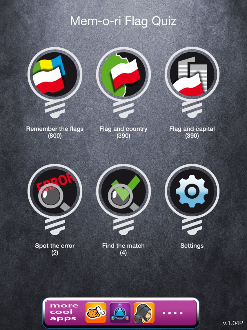 Mem-o-ri Flag Quiz - learn all the countries, flags and capitals and ...
