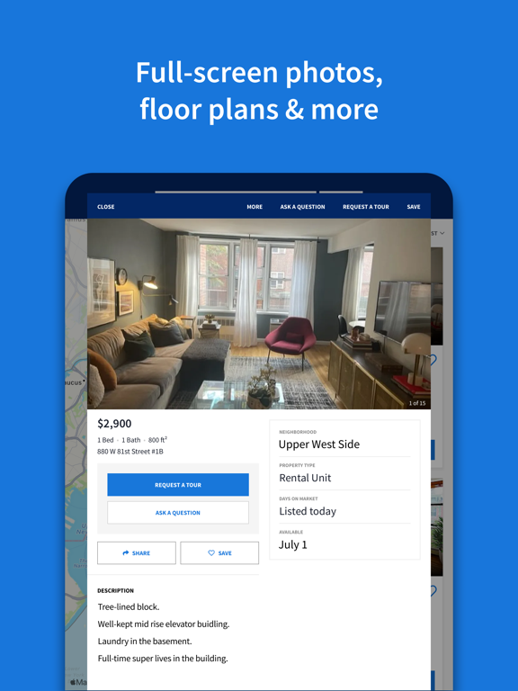 StreetEasy NYC Rentals for iOS (iPhone/iPad) - Free Download at AppPure