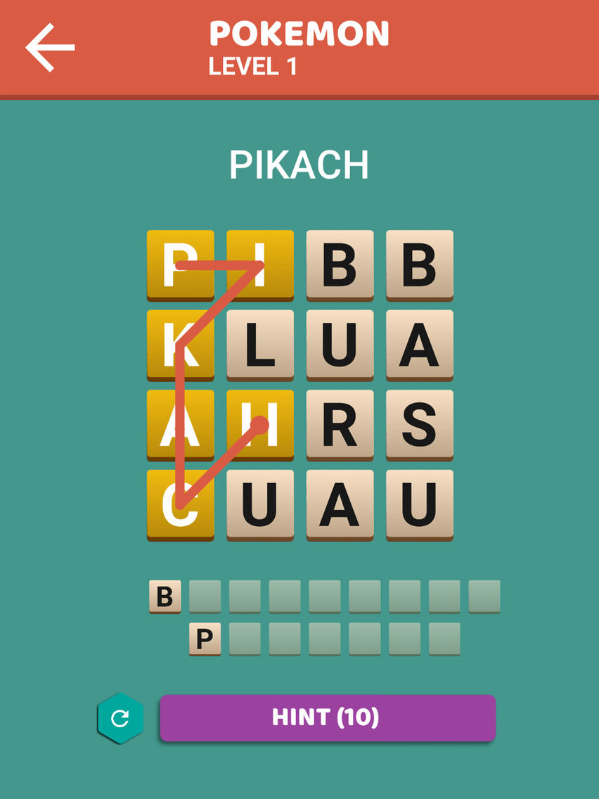 Poke Word Search - Best Word Game For Poke for iOS (iPhone/iPad) - Free ...