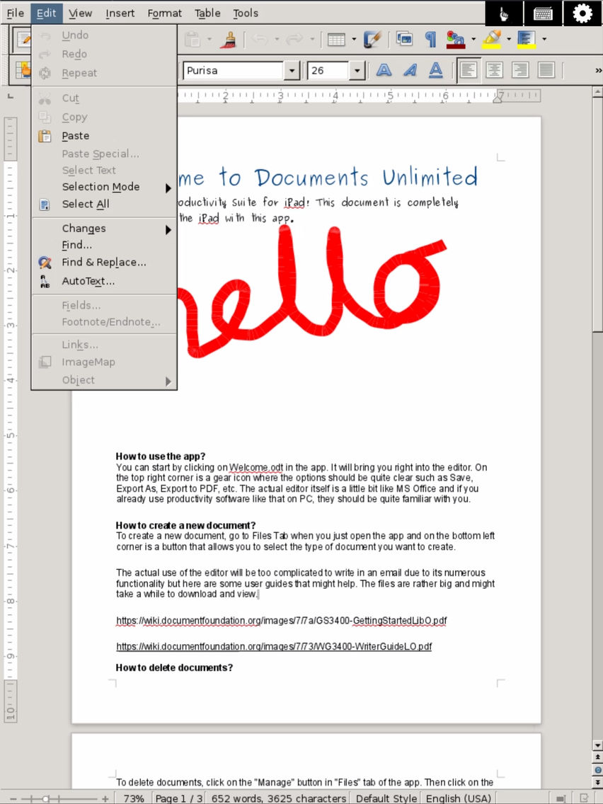Docs U - Edit Office & Word Documents for iPad for iOS (iPad) Latest ...