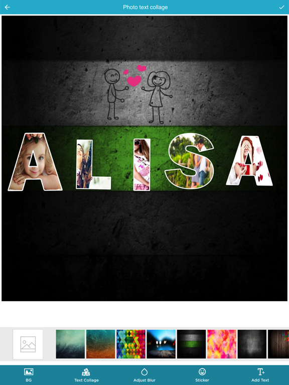 Photo Text Collage Maker for iOS (iPhone/iPad/iPod touch) - Free ...