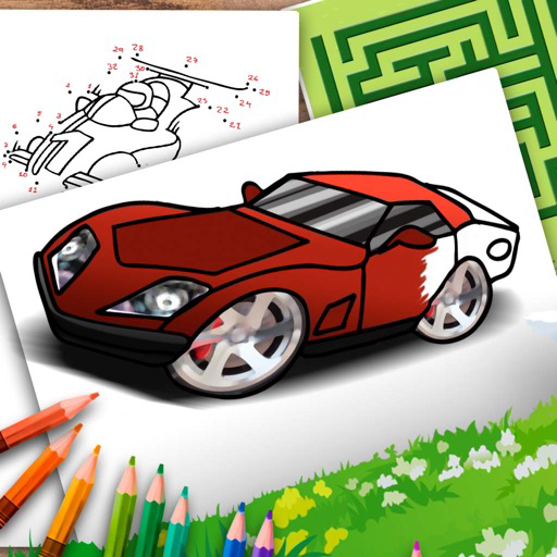 Cars Coloring Book Set for iOS (iPhone/iPad/iPod touch) - Free Download ...