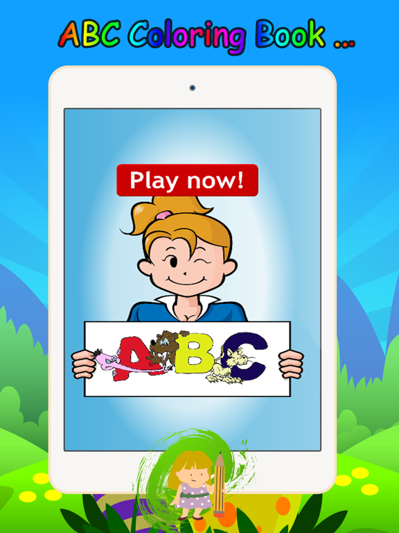 Alphabet draw color page fun game for baby toddler لنظام iOS (iPhone ...