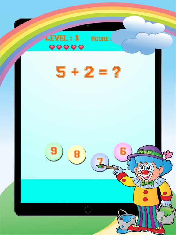 Math Quiz Worksheets Additions Edu Fun Games Free for iOS (iPhone/iPad ...