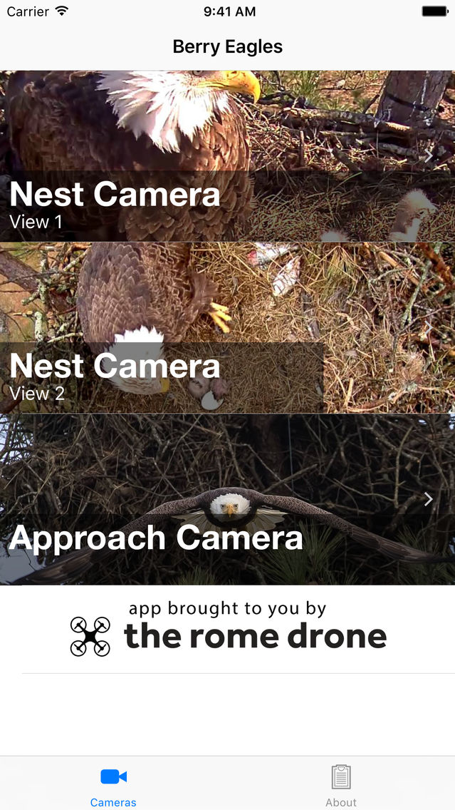 Berry College Eagle Cameras para iOS (iPhone/iPad) - Baixar Grátis no ...