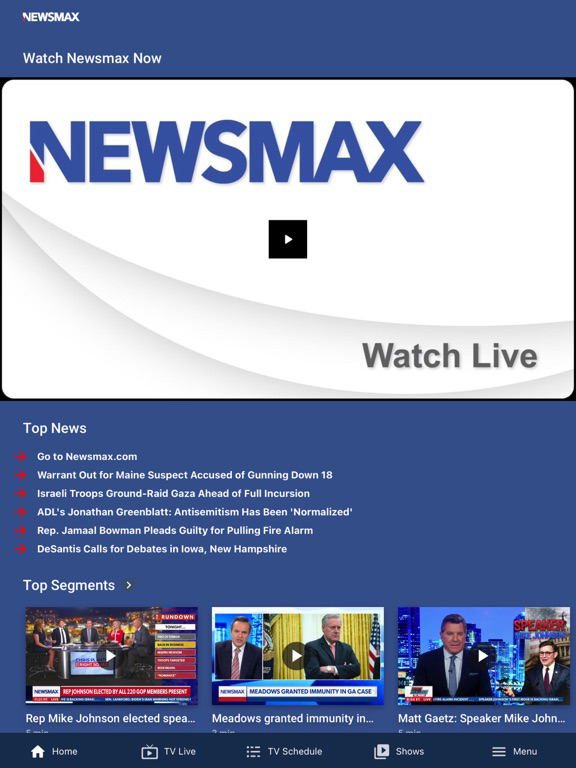 Newsmax for iOS (iPhone/iPad/Apple TV/iPod touch) - Free Download at ...