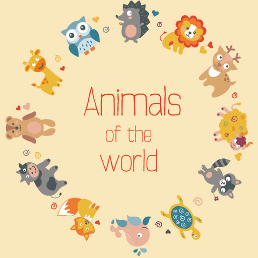 Animated Animals of The World Free Kids & Baby Games! Various Learn-ing ...