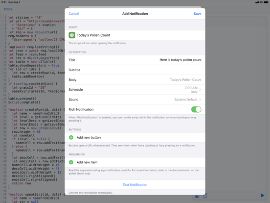 Scriptable for iOS (iPhone/iPad/iPod touch) - Free Download at AppPure