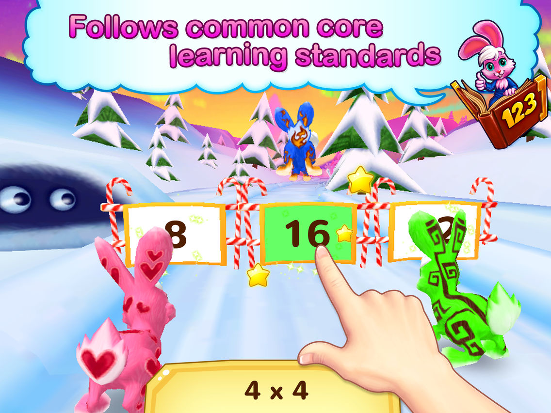 Wonder Bunny Math Race: 3rd Grade Advanced Learning App für iOS (iPhone ...