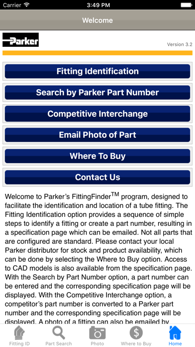 Parker Fitting Finder for iOS (iPhone/iPad/iPod touch) - Free Download ...