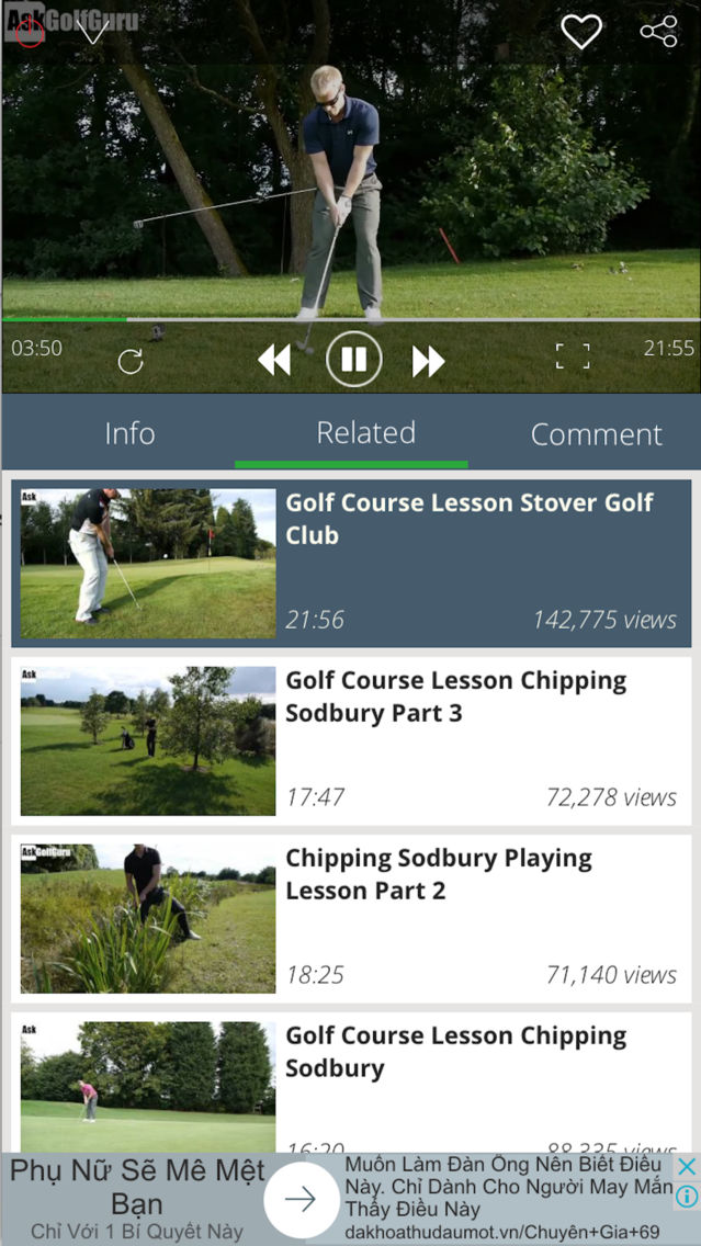 Golf tutorial and highlight - learning, practice para iOS (iPhone/iPad ...