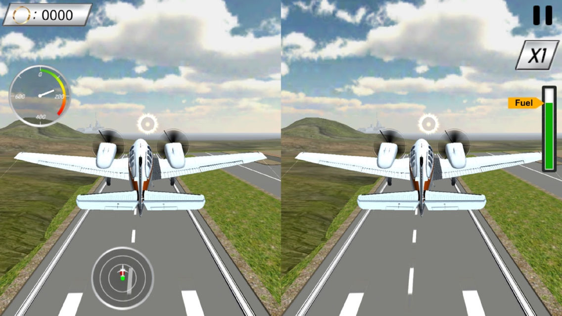 VR Airplane Simulator : 3D Virtual Reality Game-s for iOS (iPhone ...