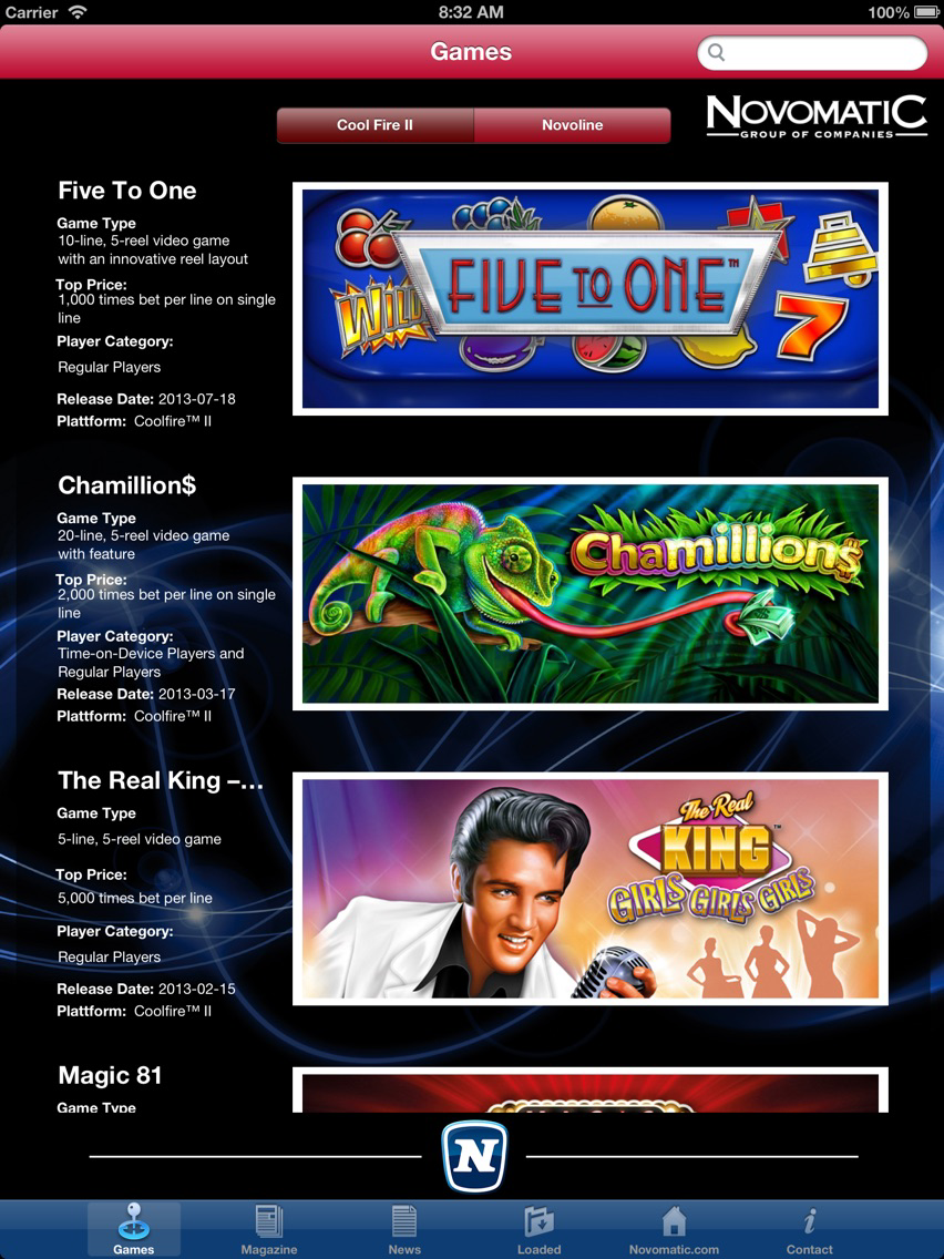 Novomatic, Games for the world for iOS (iPhone/iPad) - Free Download at ...