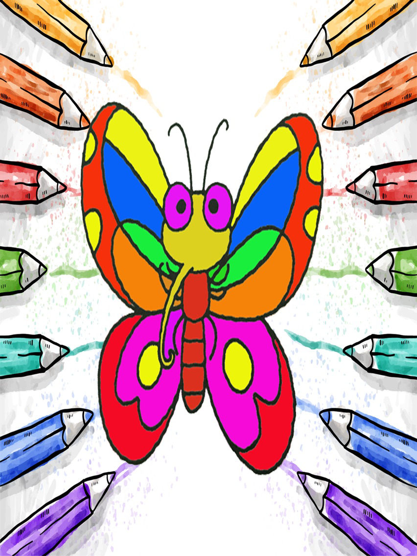 Funny Farm Animal Coloring Drawing for Kids for iOS (iPhone/iPad ...