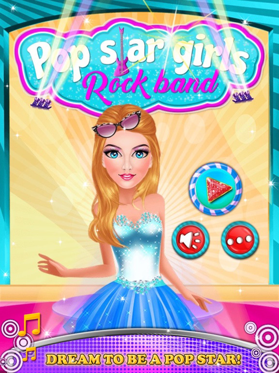 Pop Star Girls - Rock Band girls game for kids for iOS (iPhone/iPad ...