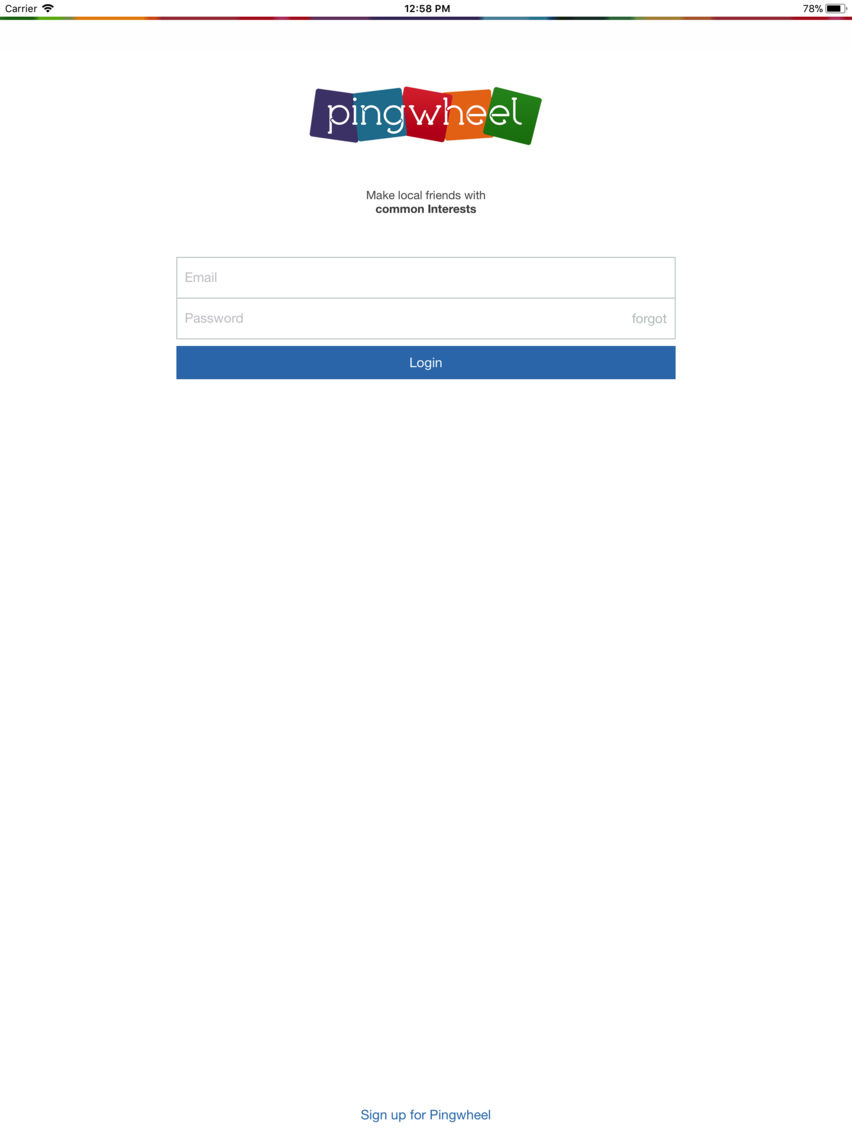 Pingwheel- Meet New People for iOS (iPhone/iPad) - Free Download at AppPure