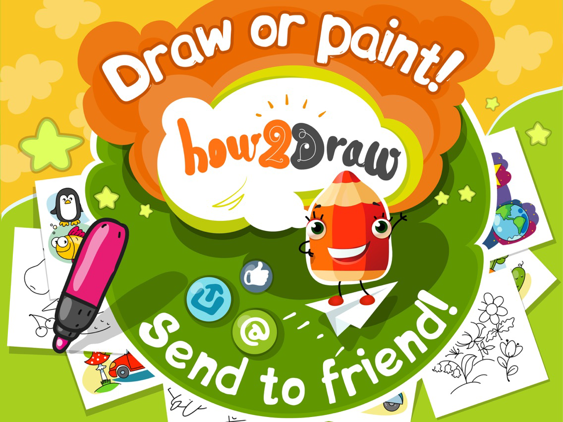 how2Draw - drawing, coloring for kids & toddlers for iOS (iPhone/iPad ...