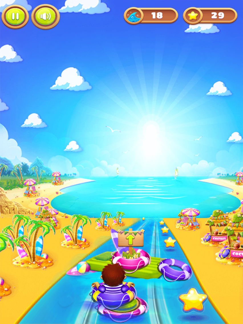 Waterslide Summer - fun fast slippery water slide for iOS (iPhone/iPad ...