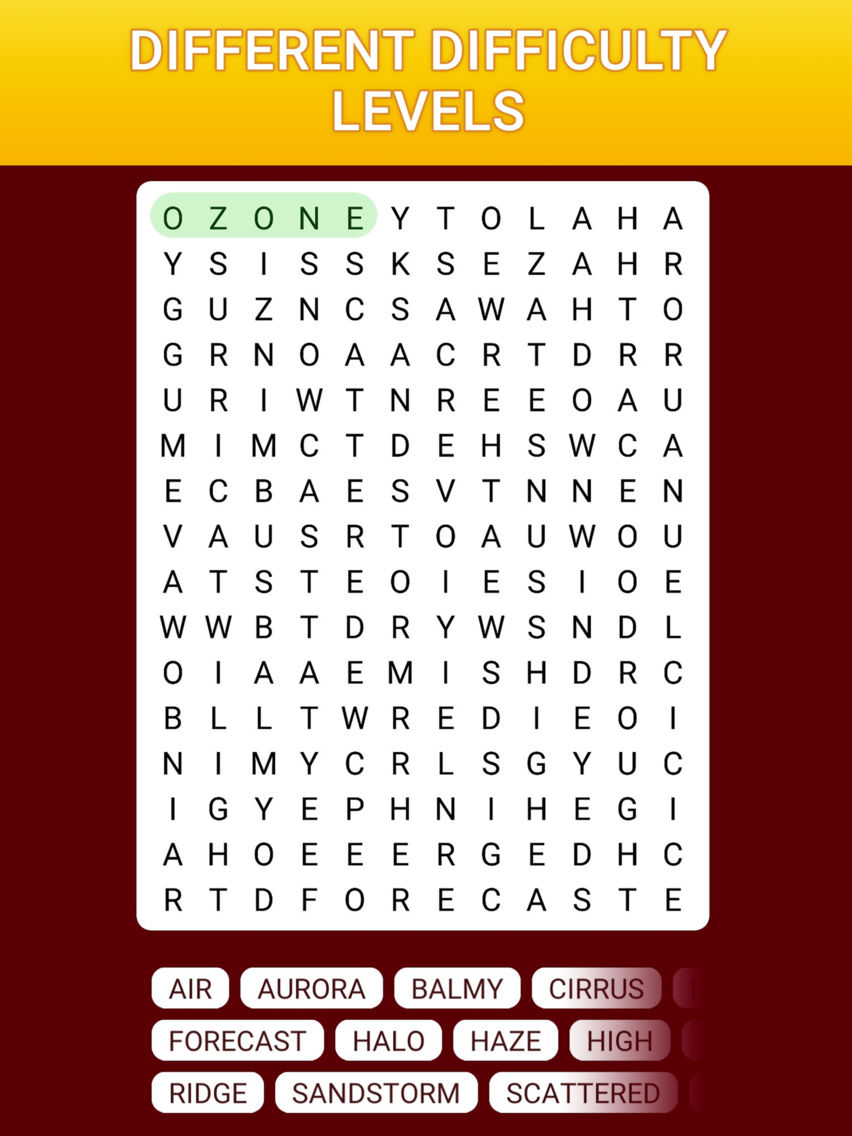 Find Words Puzzles for iOS (iPhone/iPad) - Free Download at AppPure