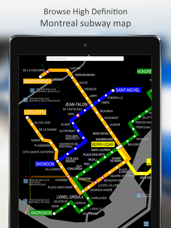 MetroMap Montreal STM Network for iOS (iPhone/iPad/iPod touch) - Free ...