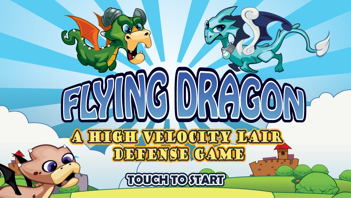 Flying Dragon - A High Velocity Lair Defense Game for iOS (iPhone ...