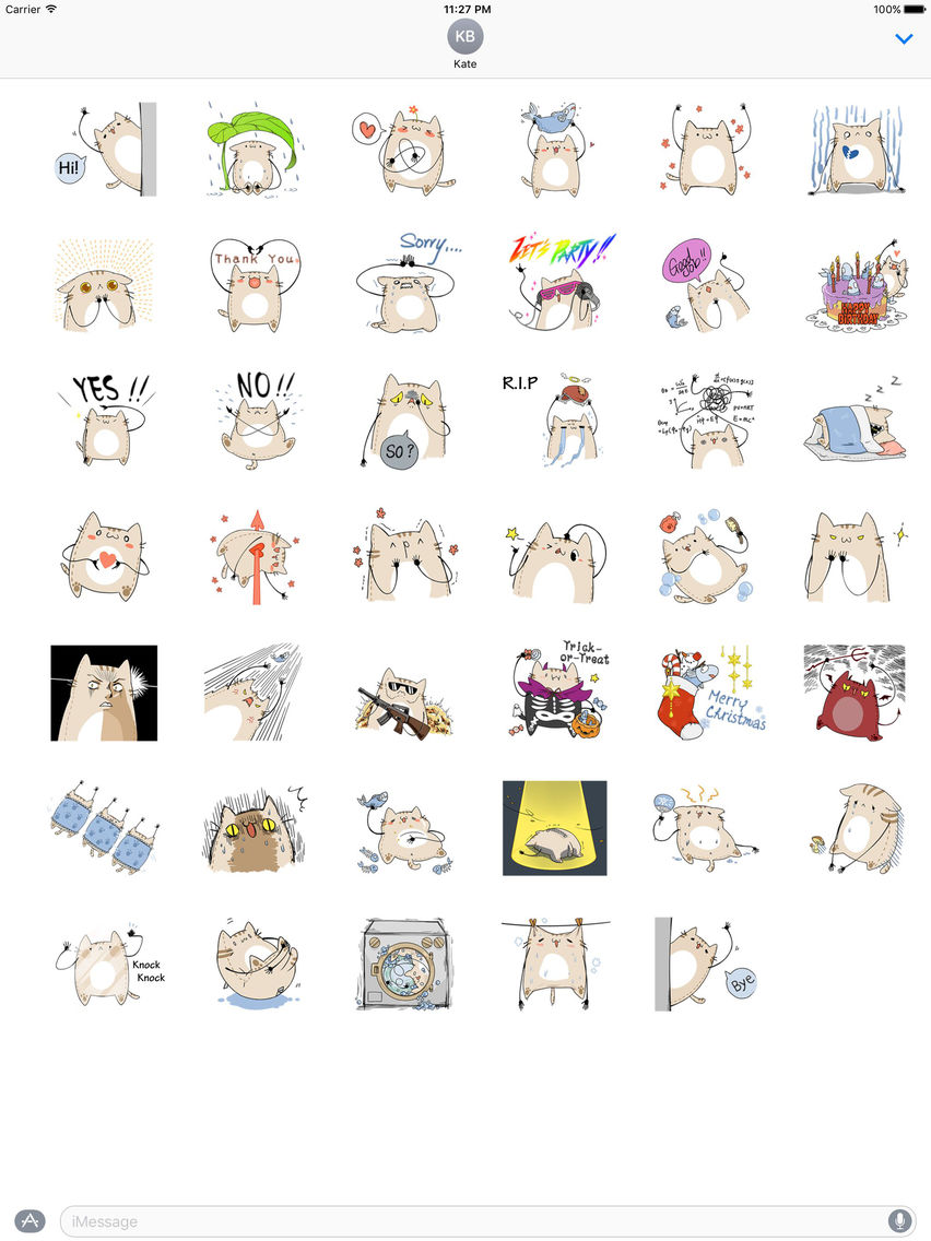 Weird Cat CatMoji Sticker for iOS (iPhone/iPad) Latest Version at $0.99 ...