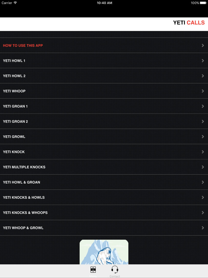 Yeti Calls for iOS (iPhone/iPad) Latest Version at $2.99 on AppPure