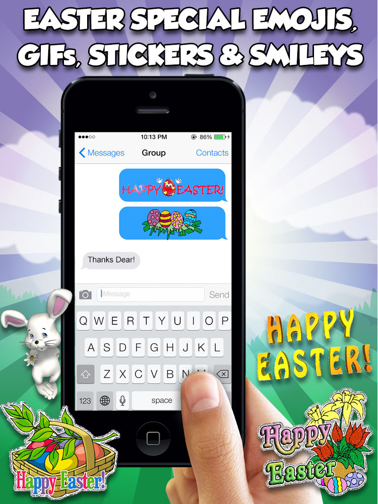 Happy Easter Emojis & GIFs for iOS (iPhone/iPad) - Free Download at AppPure
