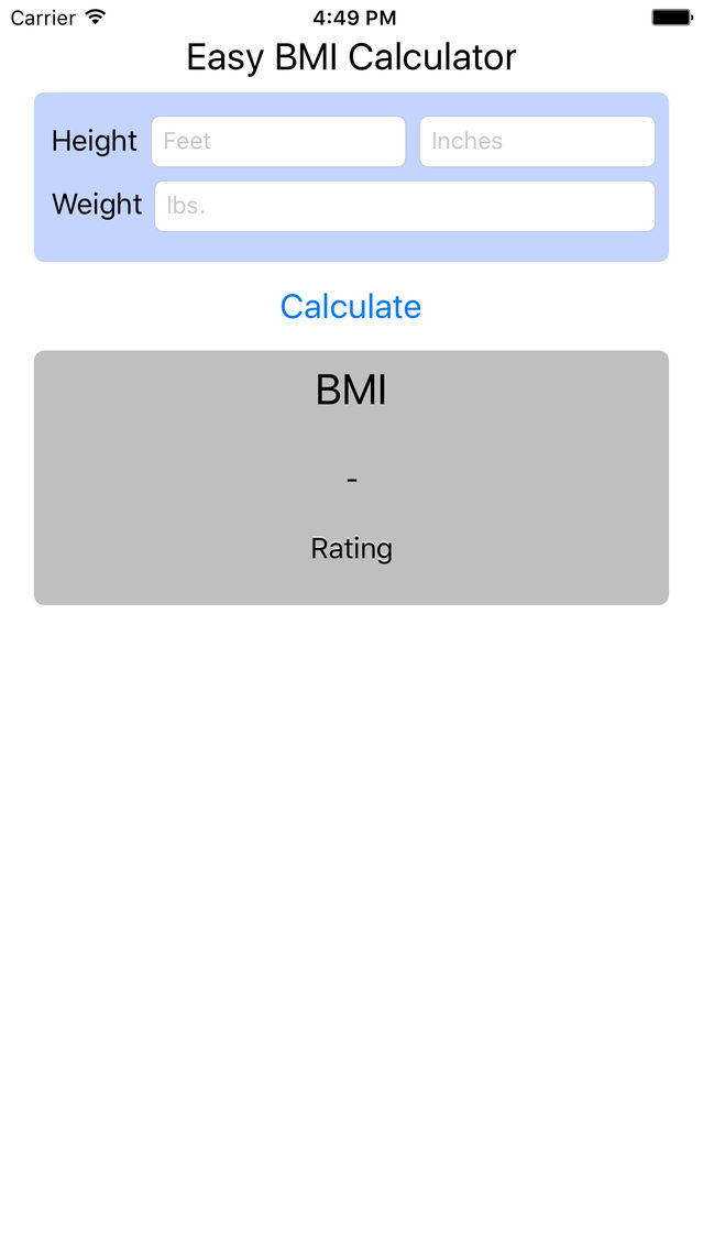 Bmi Calculator Find Your Body Mass Index For Ios Iphone Free