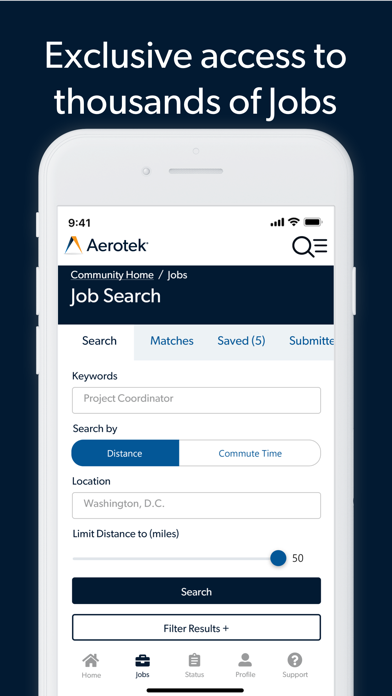 Aerotek Jobs & Career Mngmt para iOS (iPhone/iPod touch) - Baixar Grátis no AppPure