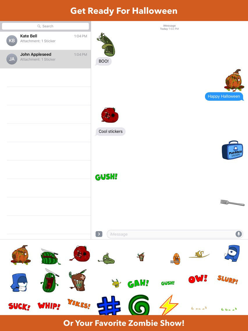 Zombie Fruit - Animated Stickers for iOS (iPhone/iPad) Latest Version ...