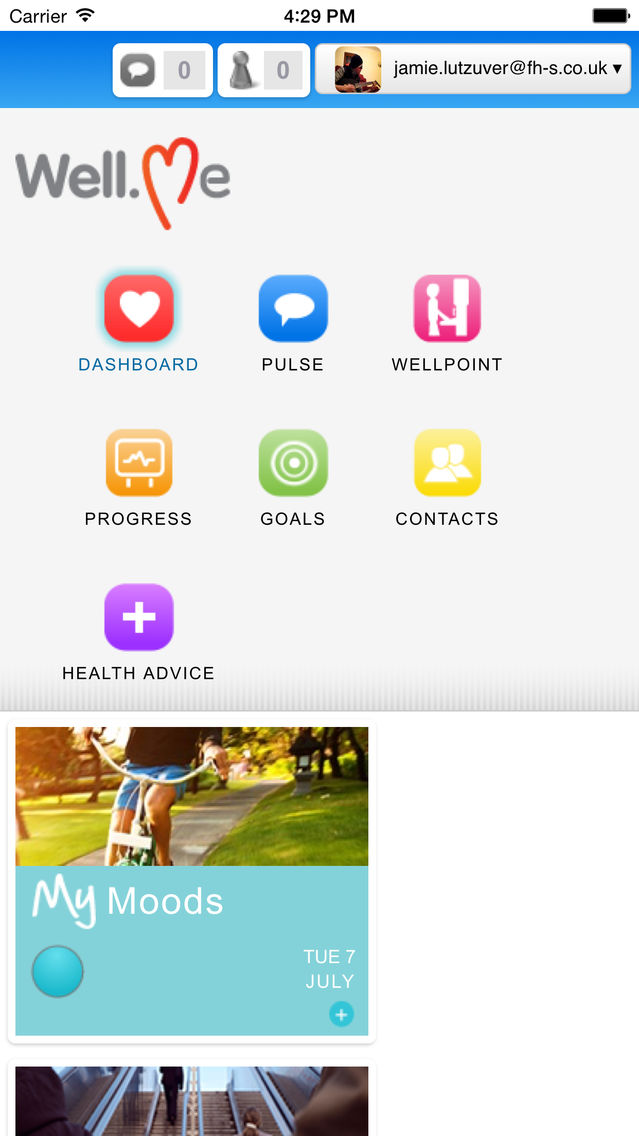 Well.Me for iOS (iPhone/iPad) - Free Download at AppPure