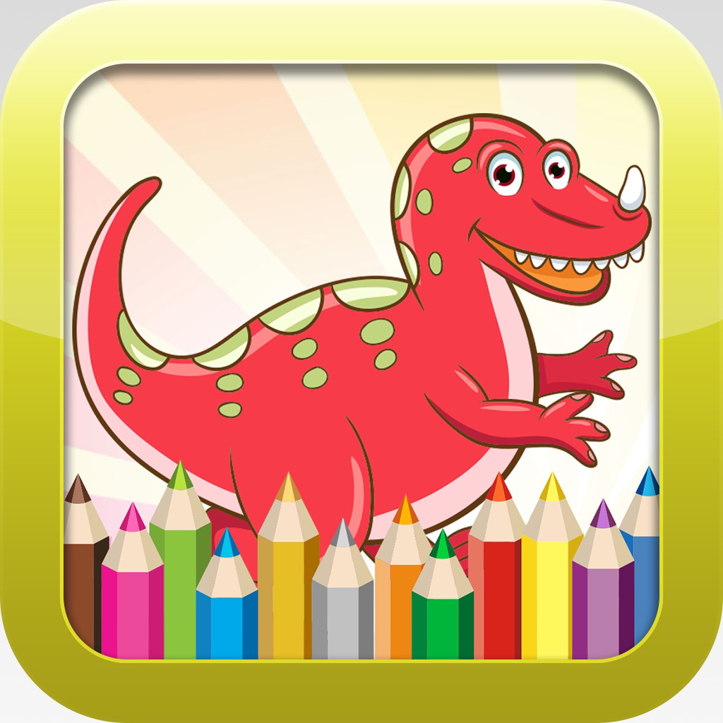 Dinosaur Coloring Book - Educational Coloring Games For kids and ...